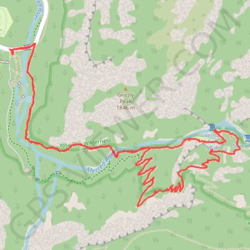 Vernal Fall and Clark Point loop via John Muir Trail and Mist Trail ...