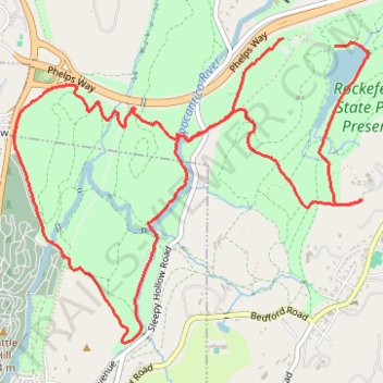 Rockefeller State Park trails: trail, distance, elevation, map, profile ...